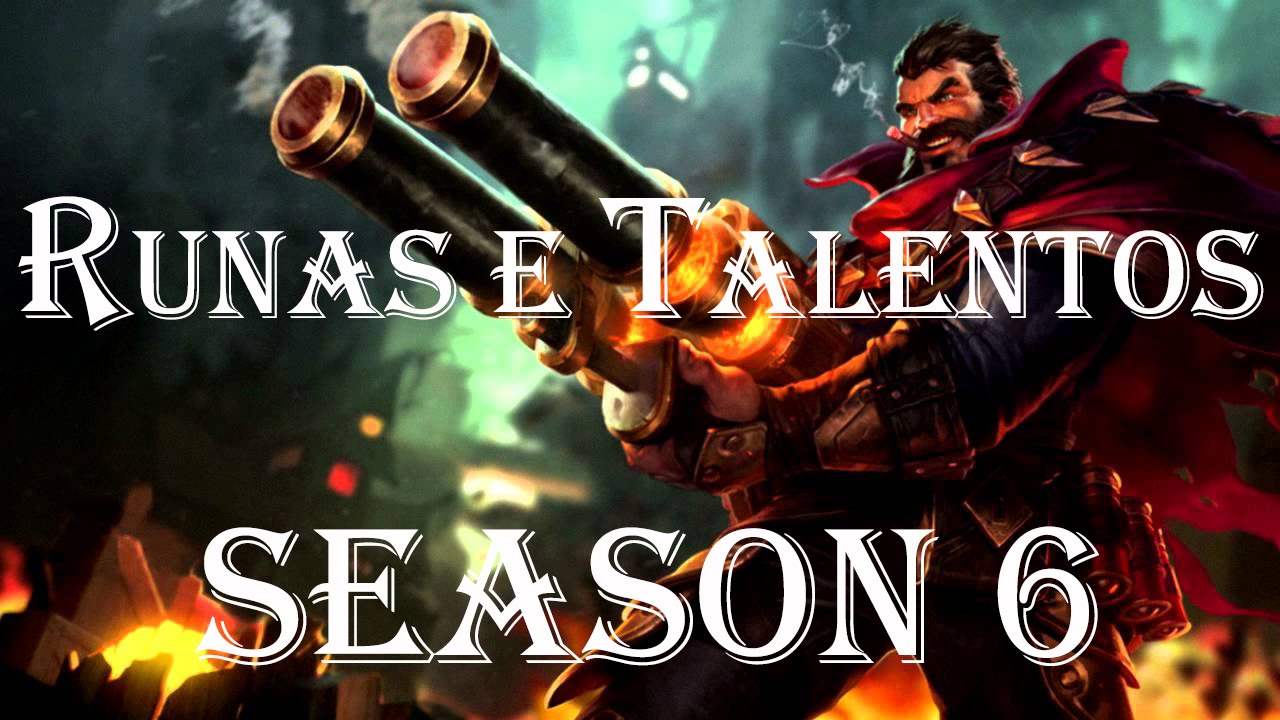 LOL runas e talentos para GRAVES JUNGLE (Season 6) - YouTube