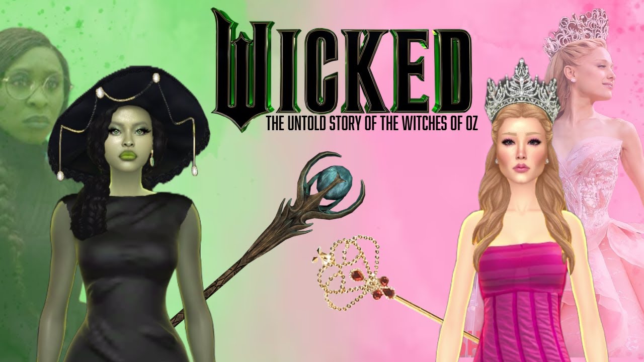 Creating WICKED Inspired Characters in The Sims 4| Create A Sim - YouTube