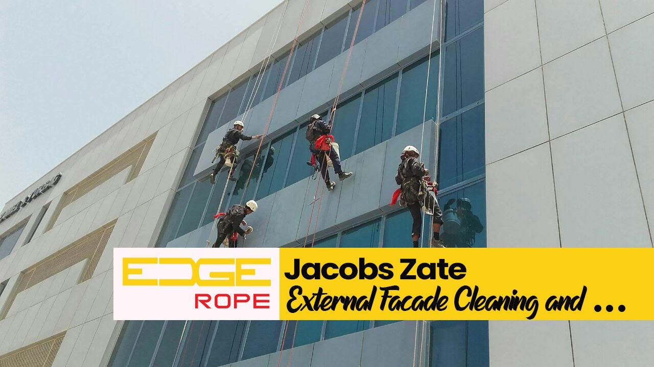 Façade Cleaning and Removal of Terracotta Tiles @Jacobs Zate | Rope ...