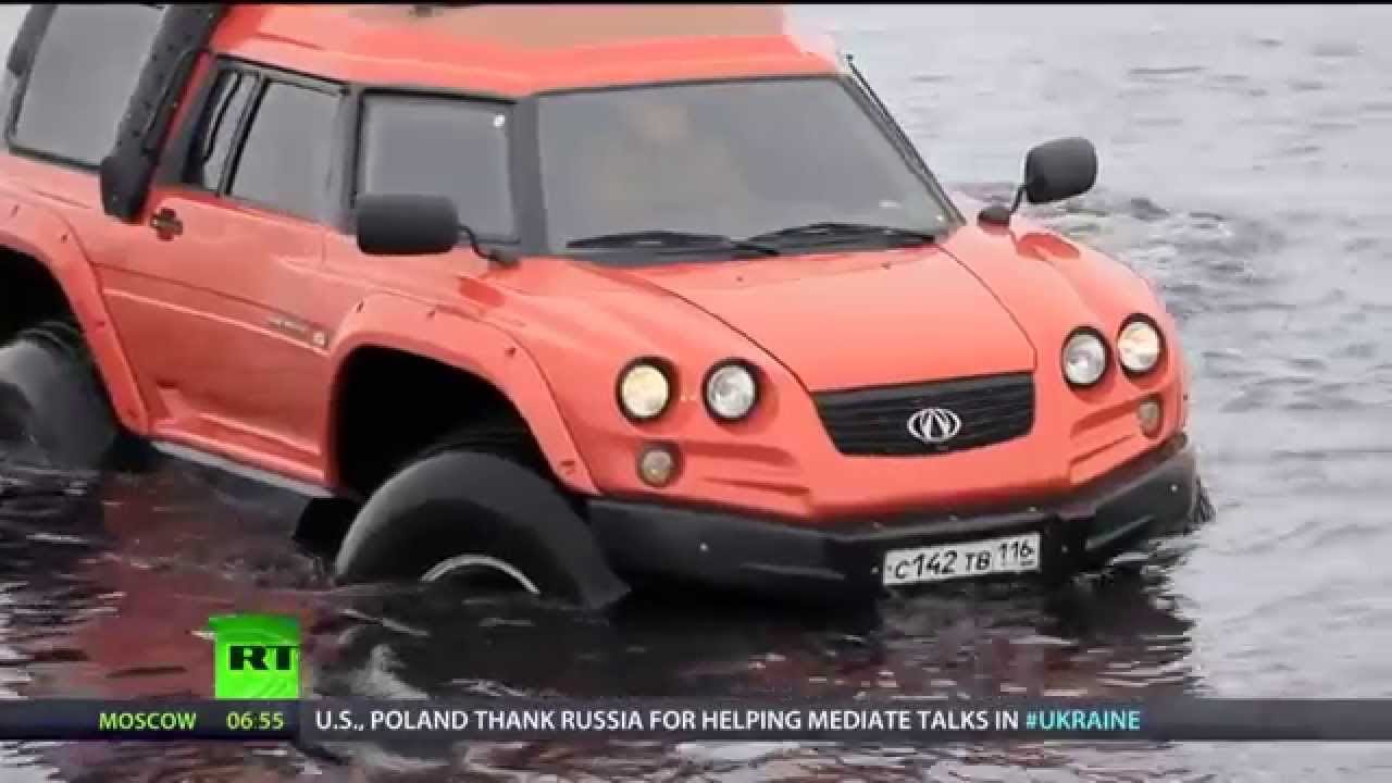 Rússia: Empresa Aton Impulse lança o todo-terreno anfíbio Viking 29031 ...
