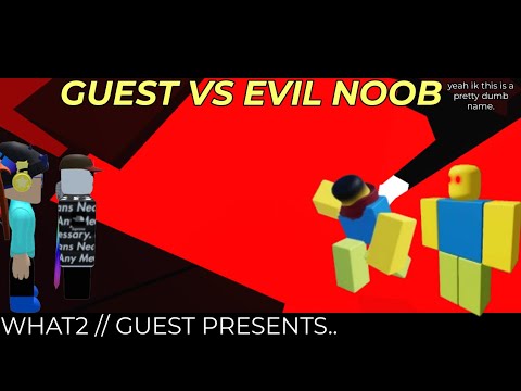 GUEST VS EVIL NOOB - YouTube