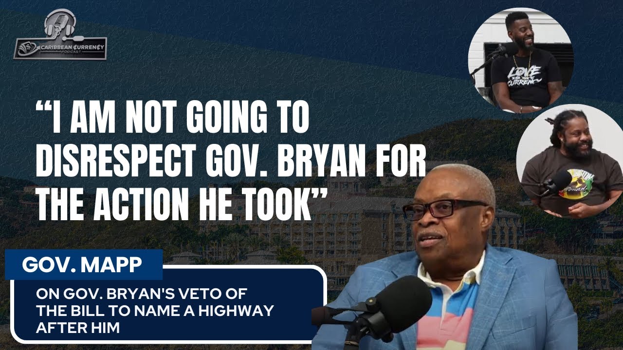 Gov Mapp on Gov Bryan’s veto of the bill to name a highway after him. - YouTube