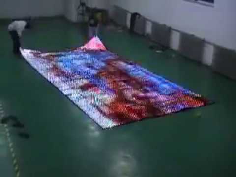 Soft LED curtain Screen display with amazing effects! - YouTube