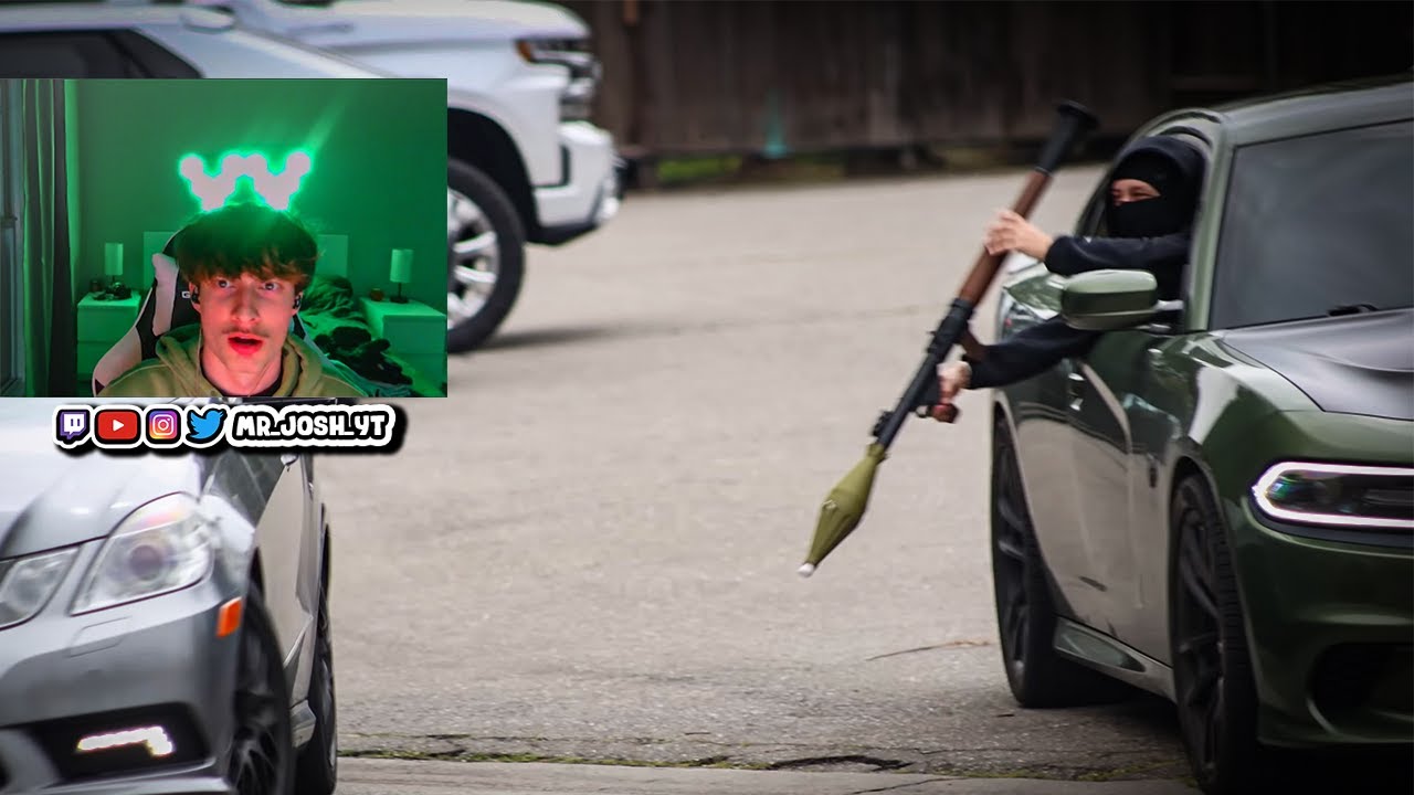 Reacting To RPG Drive By Prank In The Hood! - YouTube