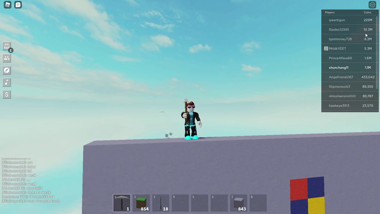 Skyblock (roblox) microsoft - YouTube