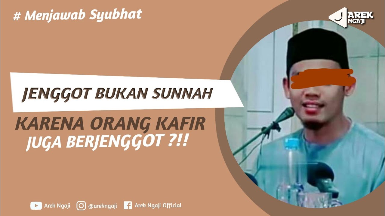 Syubhat ustadz AR, Jenggot bukan sunnah, karena kaum non muslim juga ...