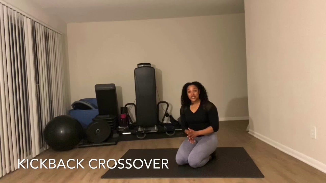 Kickback Crossover (Glute Kicks) - YouTube