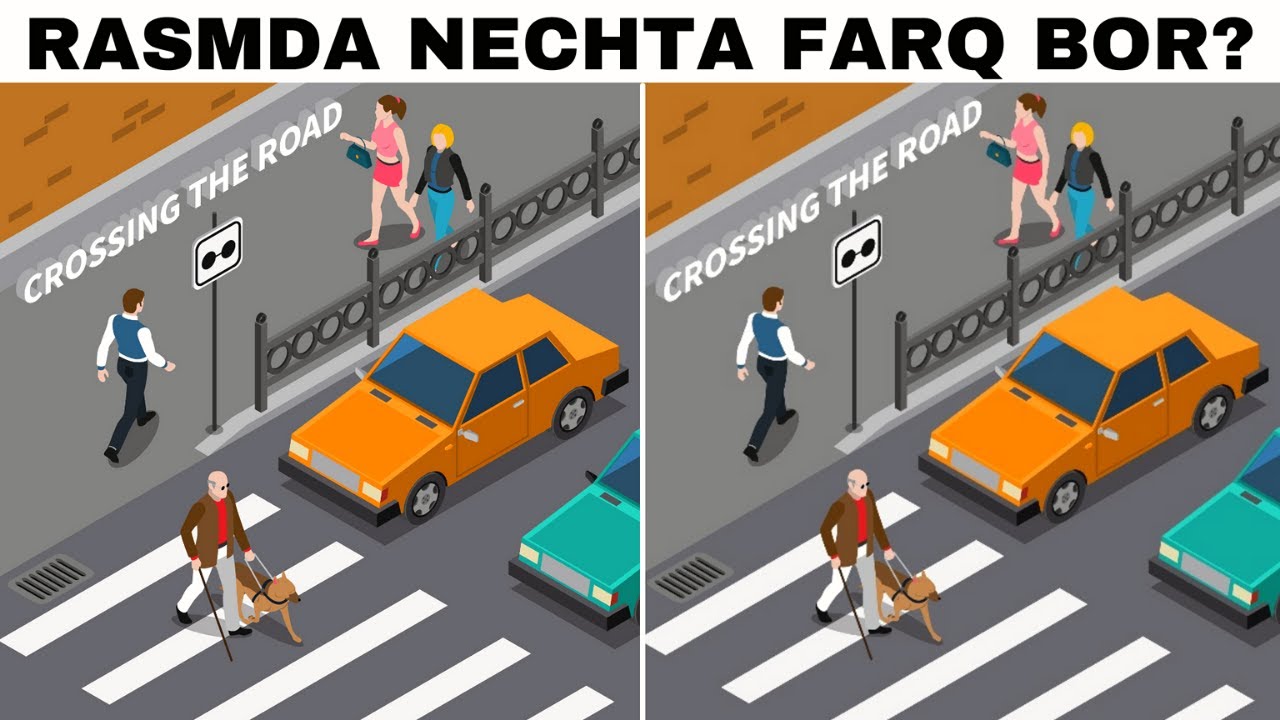 Rasmdagi Farqni Toping / Mantiqiy Savollar va Boshqotirmalar Javobi ...