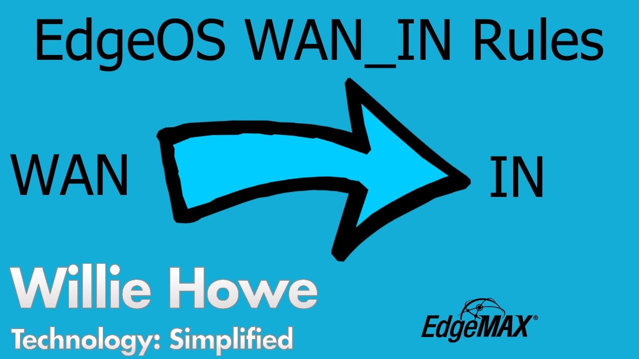EdgeOS WAN IN Firewall Rules - YouTube