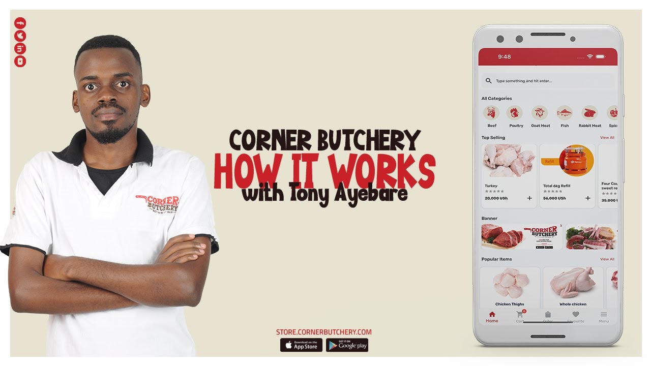 How to place an order using the Corner Butchery Web store ... - YouTube