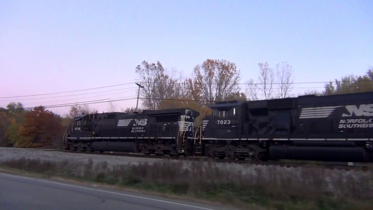 Chasing Norfolk Southern Freight Train - YouTube