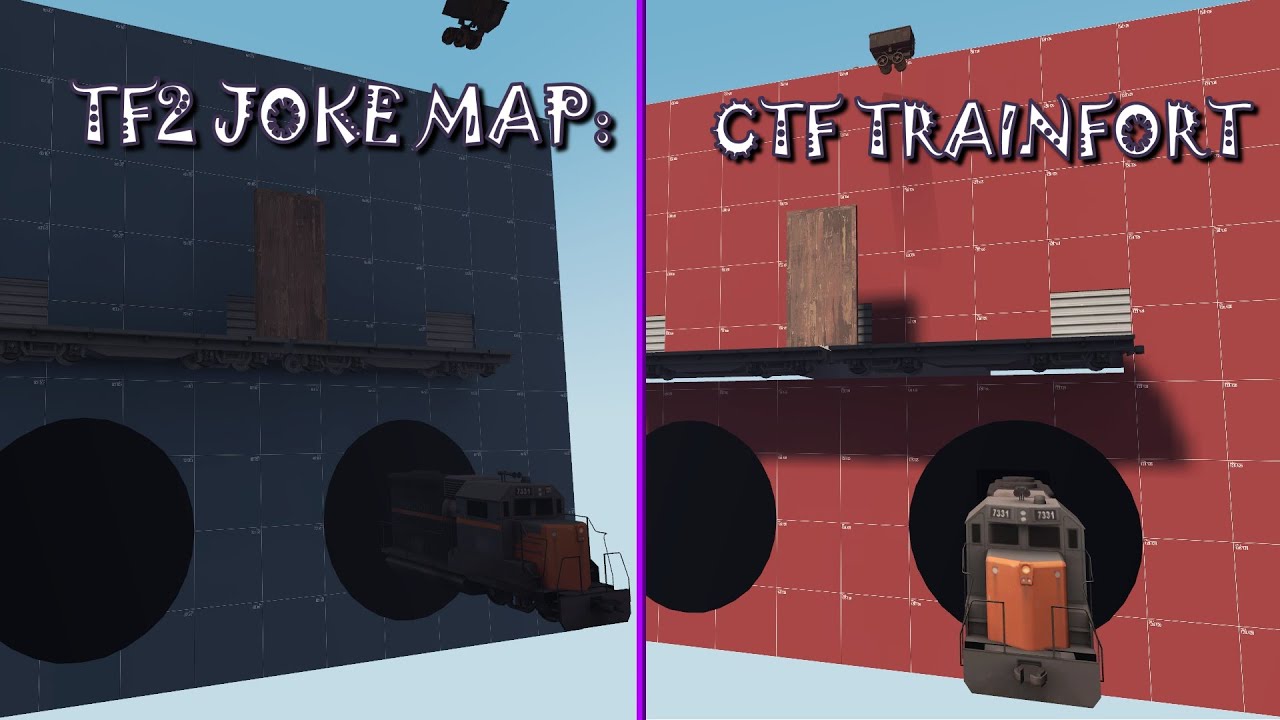 TF2 Joke Map: ctf trainfort - YouTube