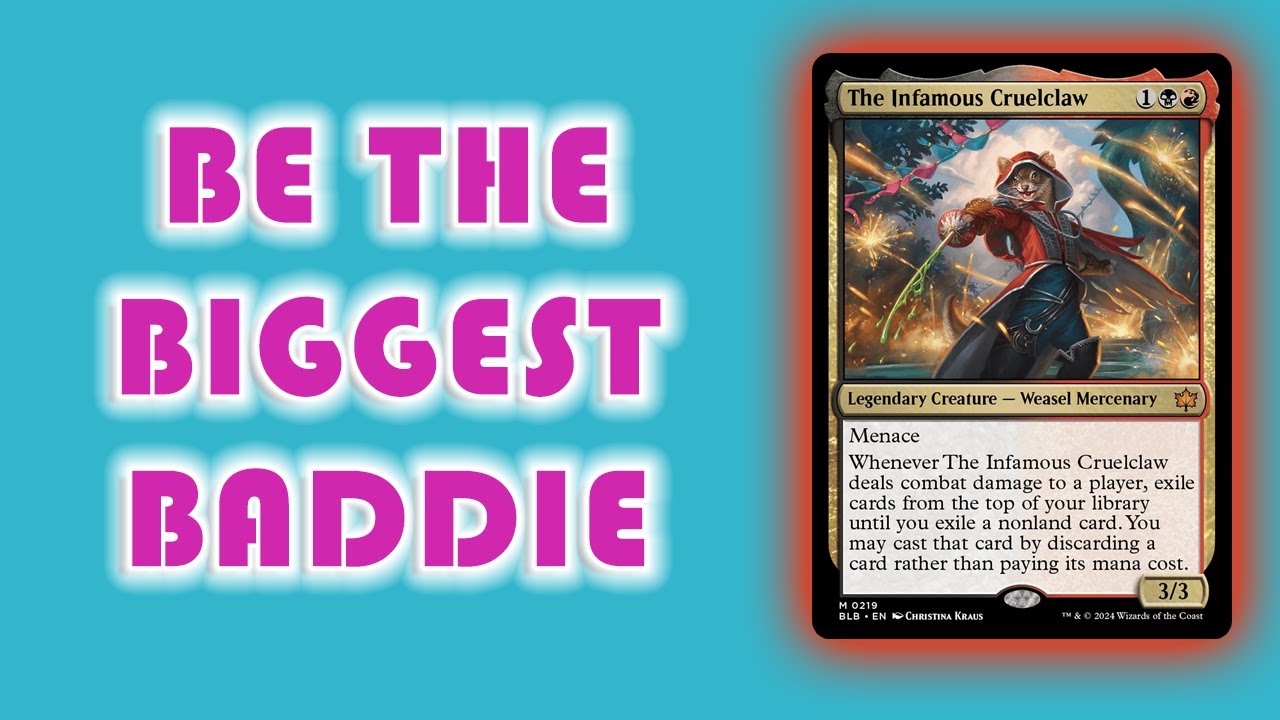 CHEAT out HUGE spells | The Infamous Cruelclaw | In-depth EDH Deck Tech ...