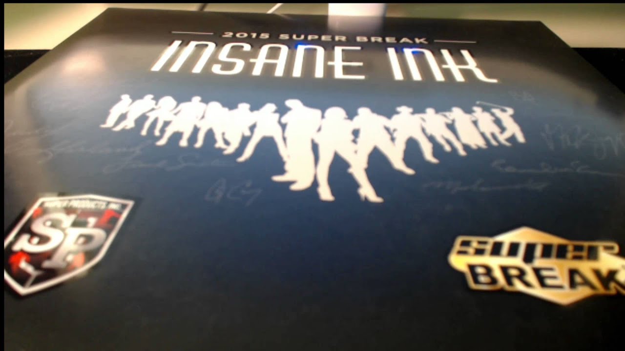 2015 Super Break Insane Ink Box INSANE534 INSANE535 - YouTube