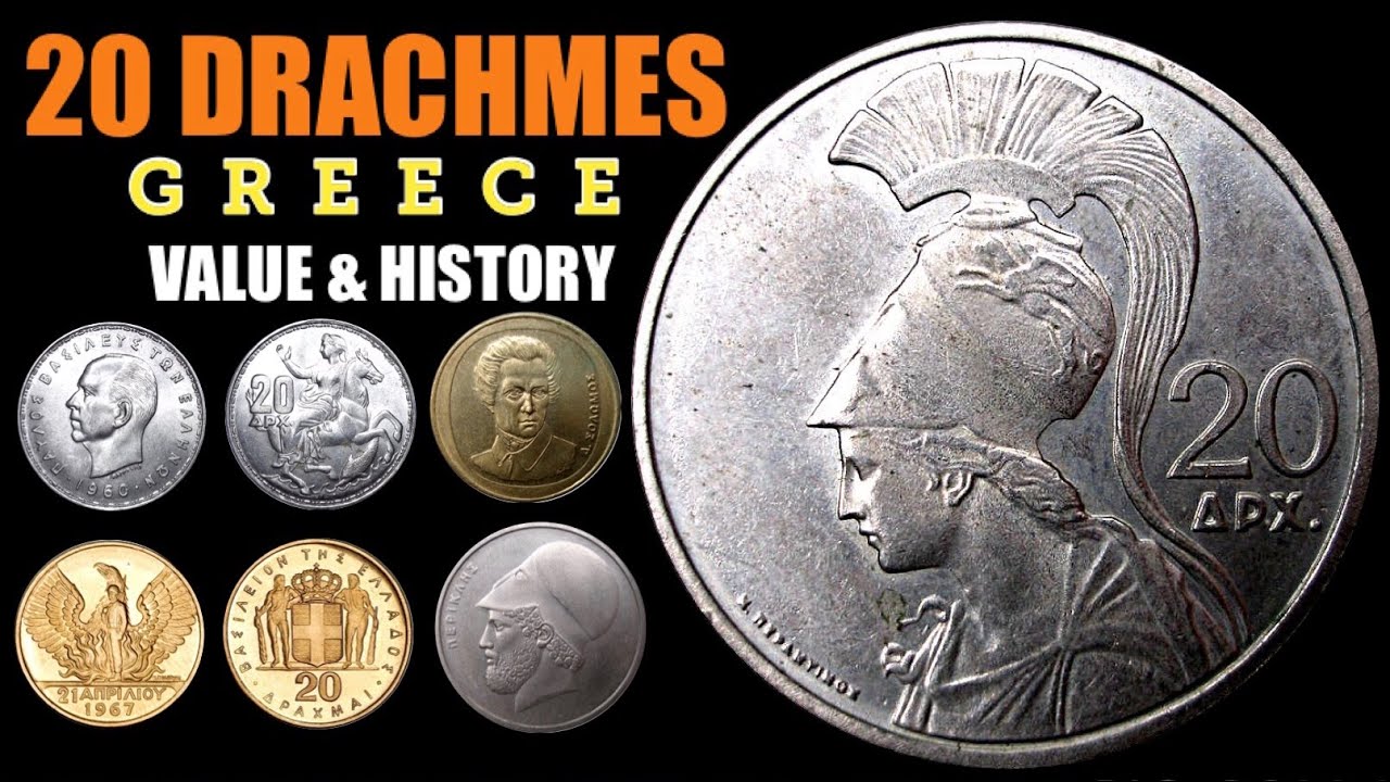 20 Drachmai old coins of Greece - Value and History - YouTube