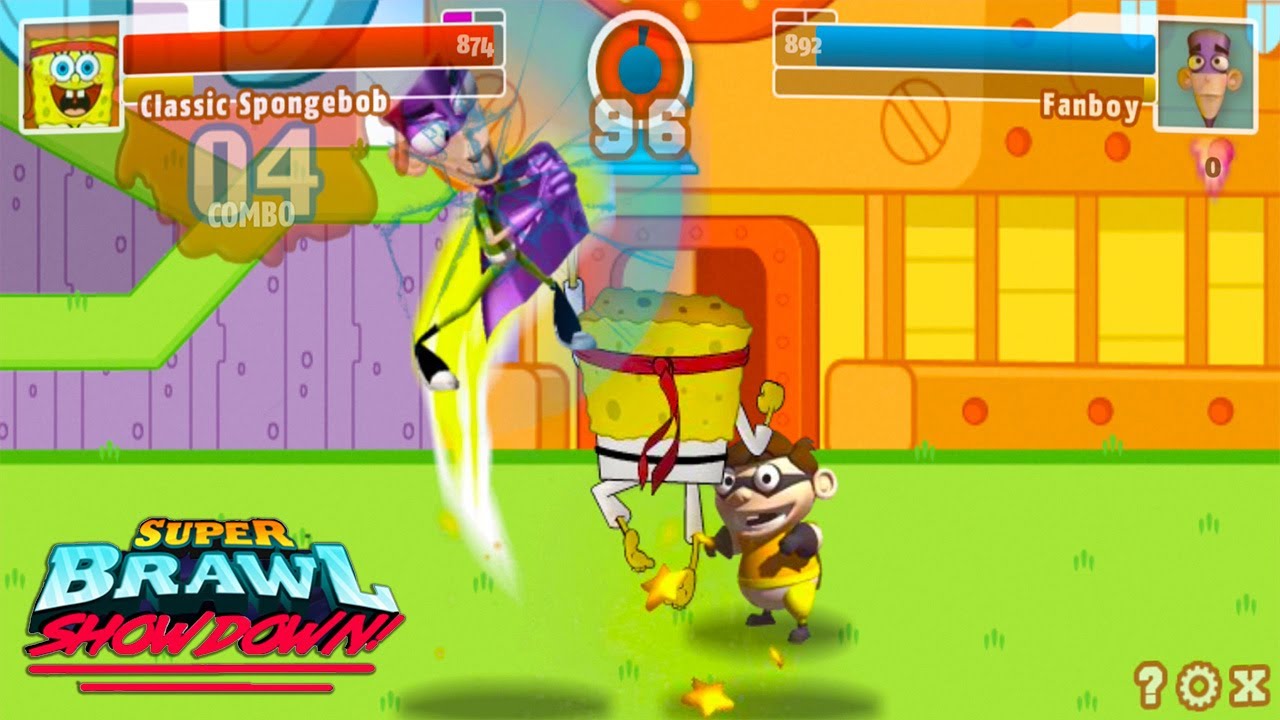 Super Brawl Showdown [Remastered] Beta: Spongebob vs Fanboy - New Special Attacks - YouTube