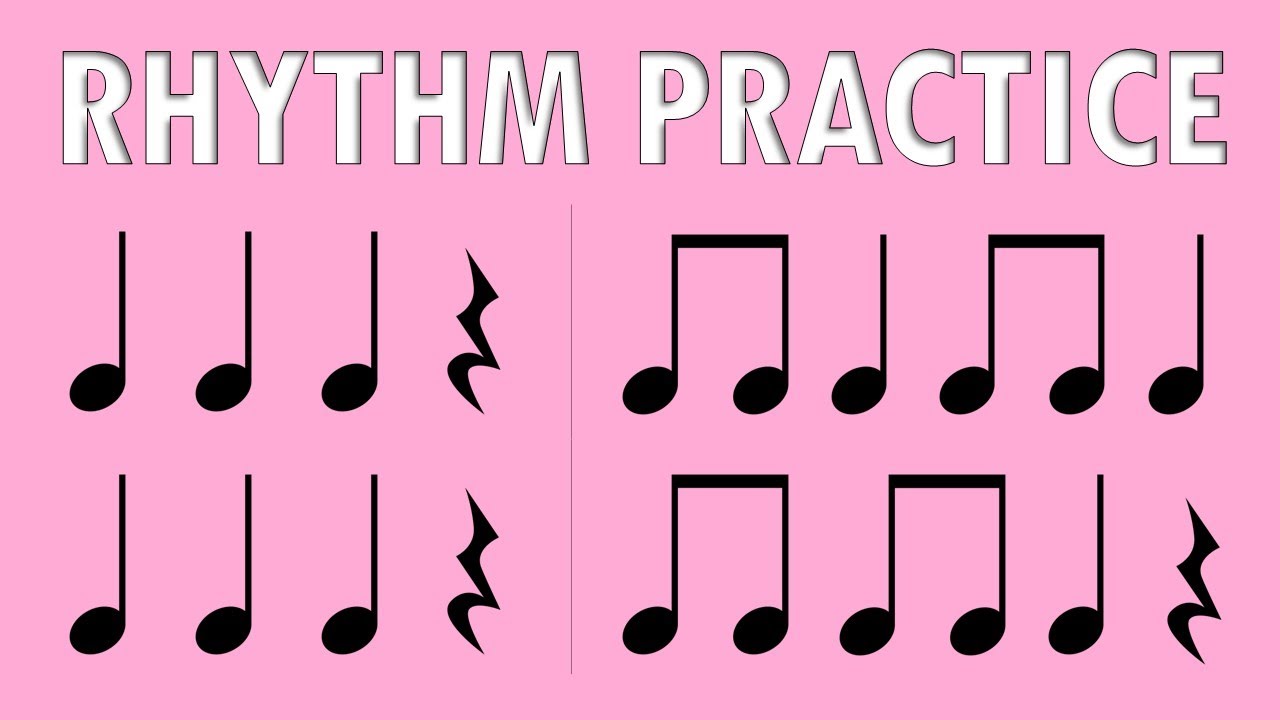 Beginner Rhythm Reading Practice | Eighth Notes & Rest 👏 - YouTube