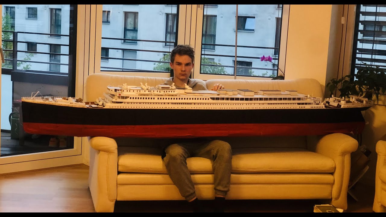 3 METER CARDBOARD TITANIC SINKING MODEL showcase_11 - YouTube