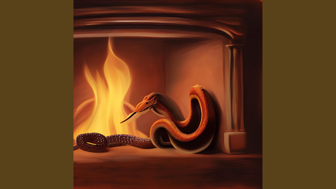Snake by the fireplace - YouTube Music