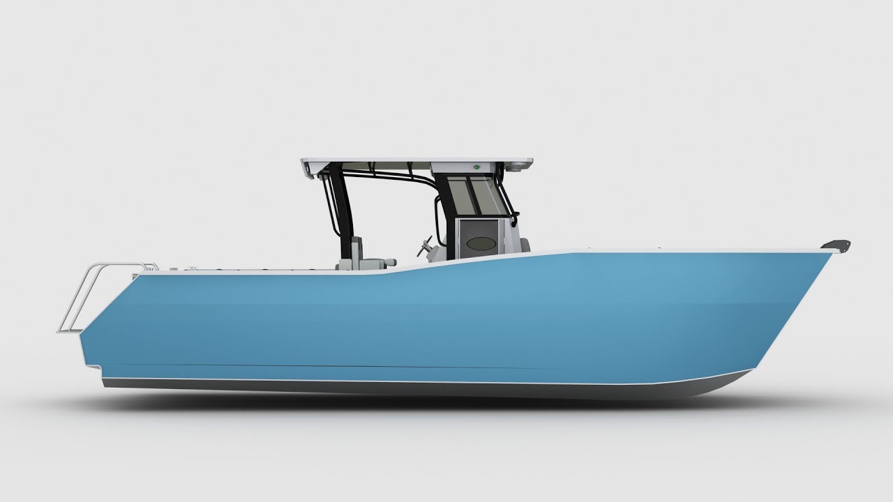 Gospel Boat-Aluminum fishing boat 7.9m Catamaran center console - YouTube