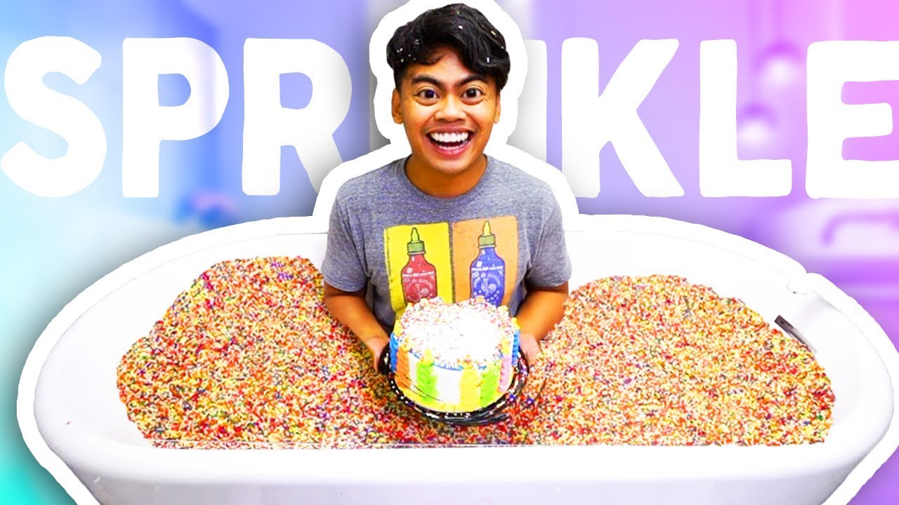 SPRINKLE BATH CHALLENGE! - YouTube