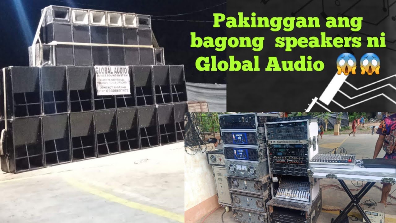 GLOBAL AUDIO 16x12x8 SET UP POWDERED BY: KKE CA50 ASSEMBLE AMPLIFIER ...