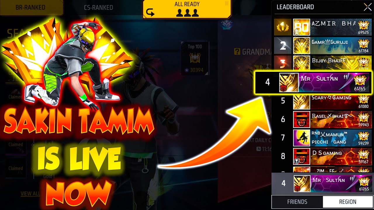 REGION TOP 3 SAKIN TAMIM IS LIVE NOW.ARE YOU READY GUYS??? - YouTube