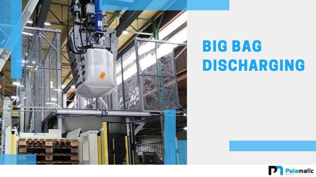 Big bag discharging - Gripping by hydraulic clamp EF® 500 - 100% ...