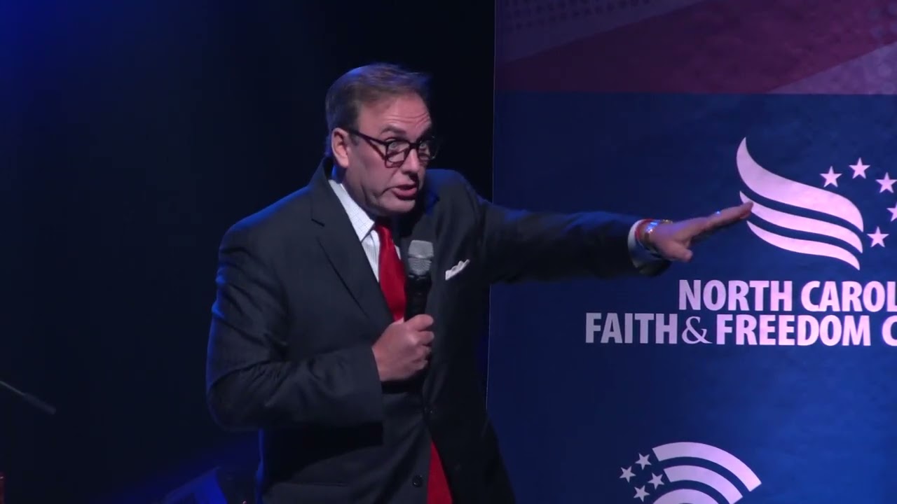 Neal Jackson at the 2022 NC Faith & Freedom Salt & Light Conference ...
