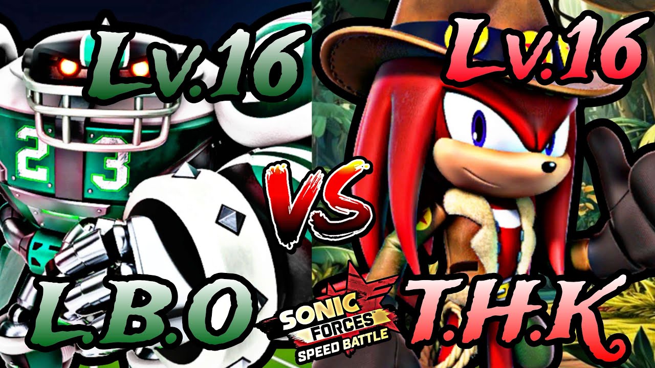 Sonic Forces Speed Battle 🟢🛡️ Linebacker Omega Treasure Hunter Knuckles ...
