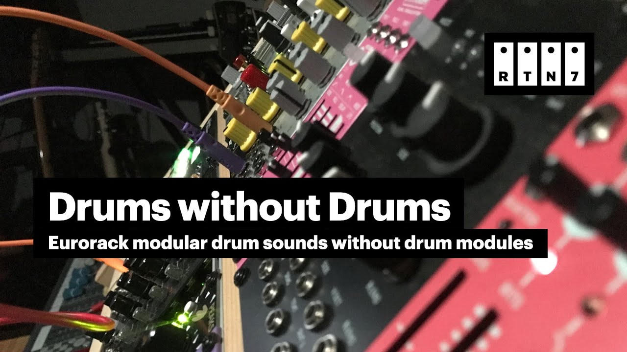 How to make a drum sounds on eurorack modular (without drum modules ...