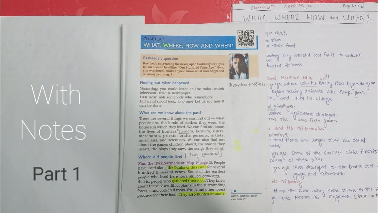Class 6 History Chapter 1, What Where How and When , NCERT, with ...