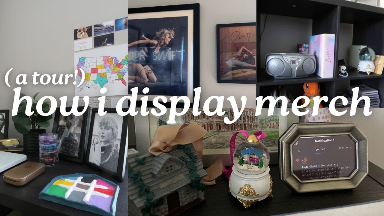 Swiftie Room Tour + Crafting Area ! How I Display & Store My Taylor ...