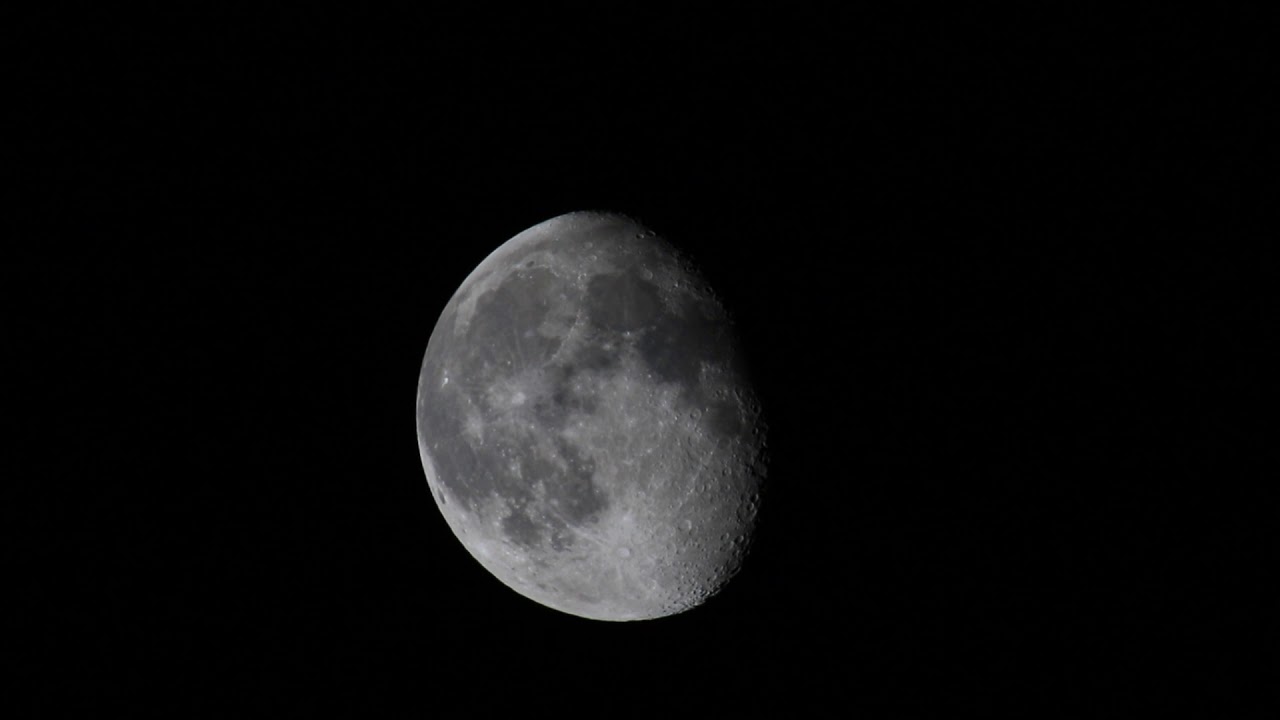 Moon 800mm Lens - Unedited - YouTube