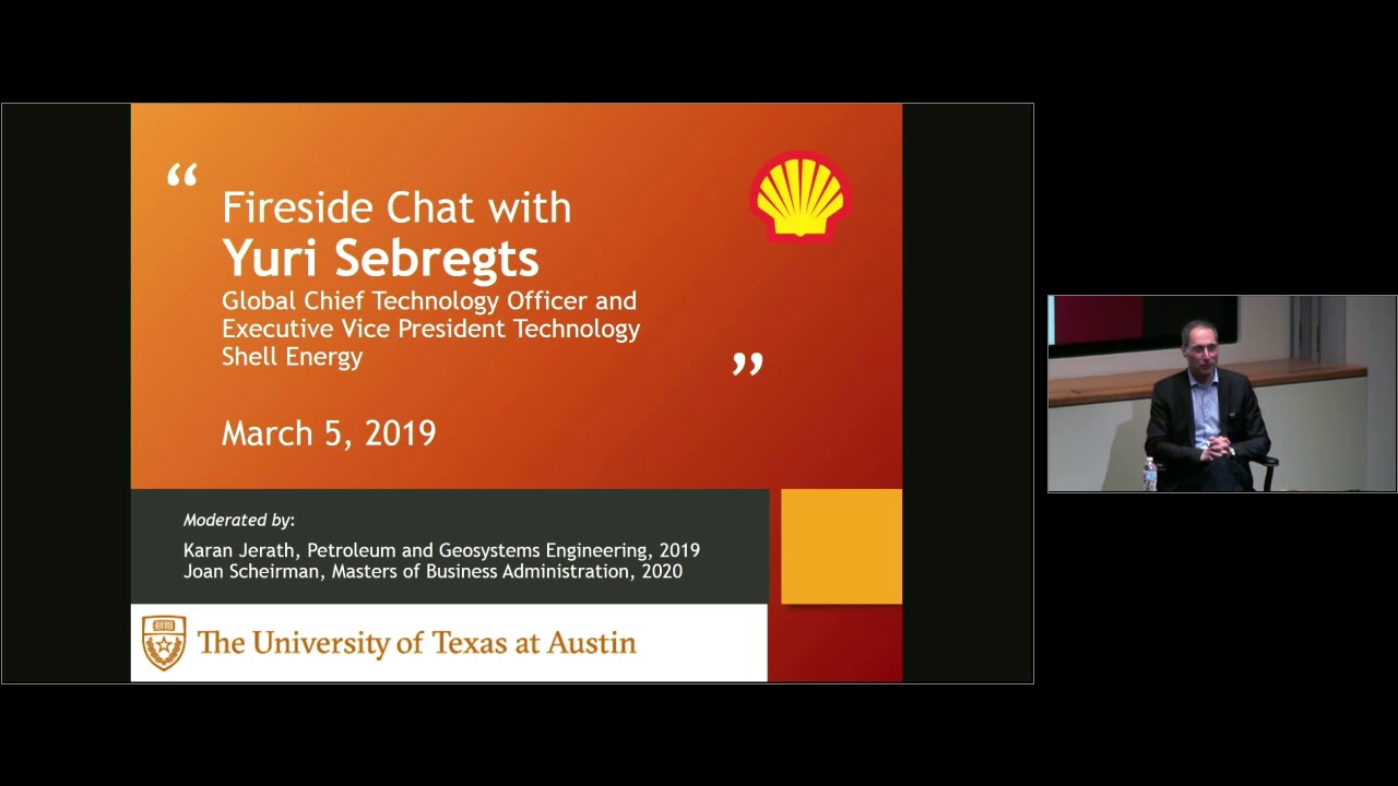 Energy & Climate Change - Fireside Chat with Shell CTO Yuri Sebregts ...