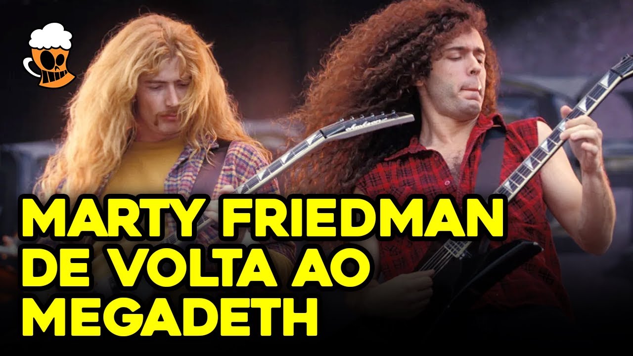 MARTY FRIEDMAN DE VOLTA AO MEGADETH! - YouTube