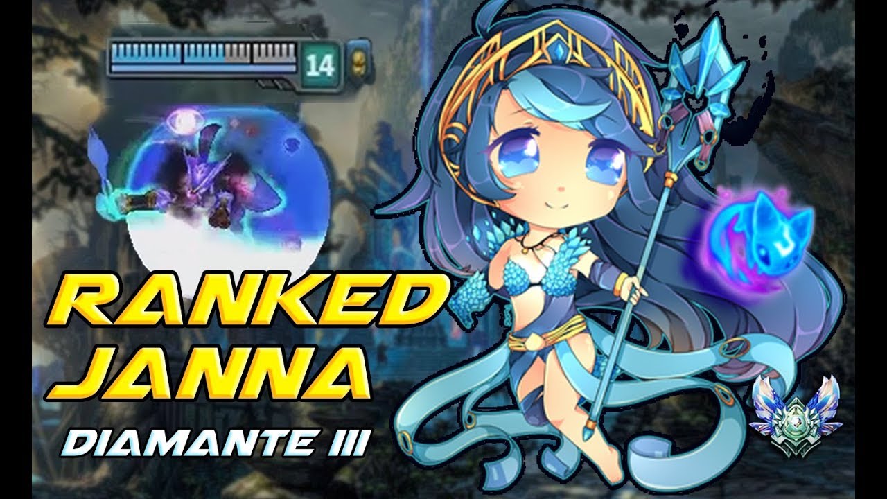 💎 RANKED JANNA SUPPORT S8 DIAMANTE 3 💎 | NUEVAS RUNAS PRETEMPORADA 2018 ...
