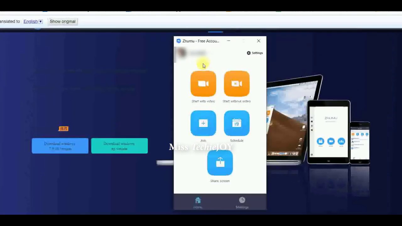 HOW TO INSTALL AND USE ZHUMU CLOUD MEETINGS by MISS TECHIEJOY - YouTube