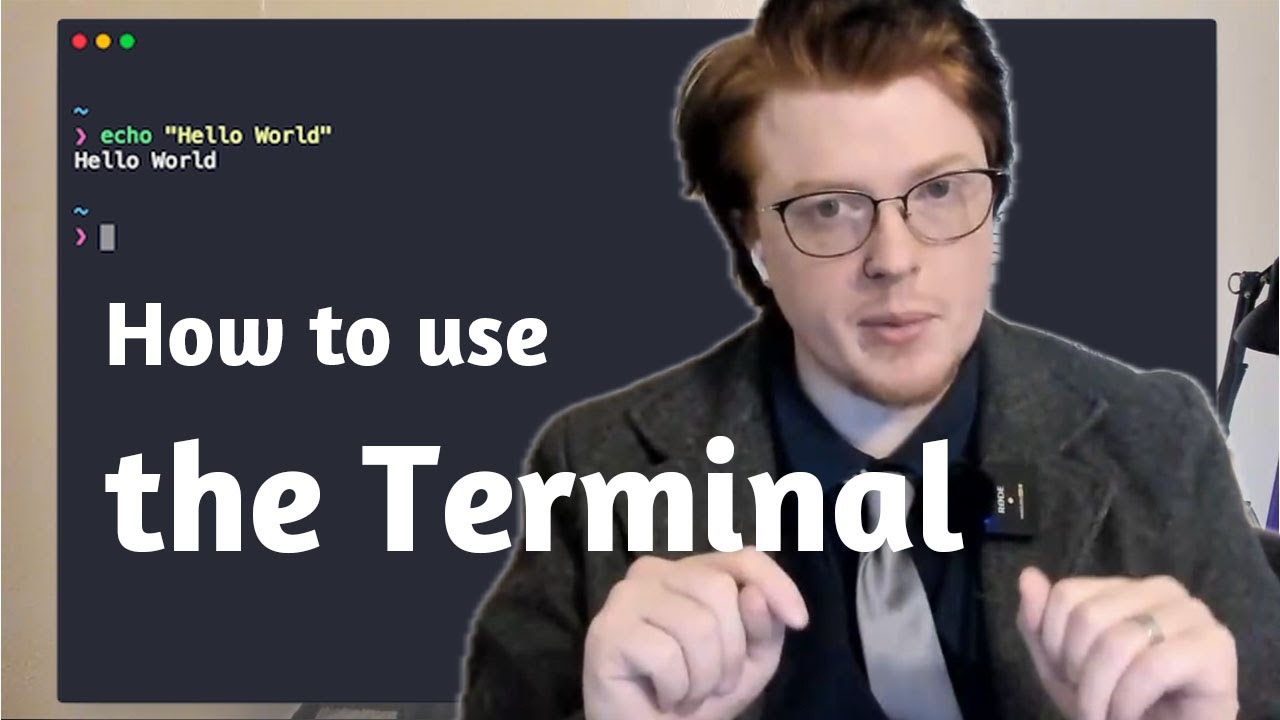 Beyond the GUI: Your first terminal commands - YouTube