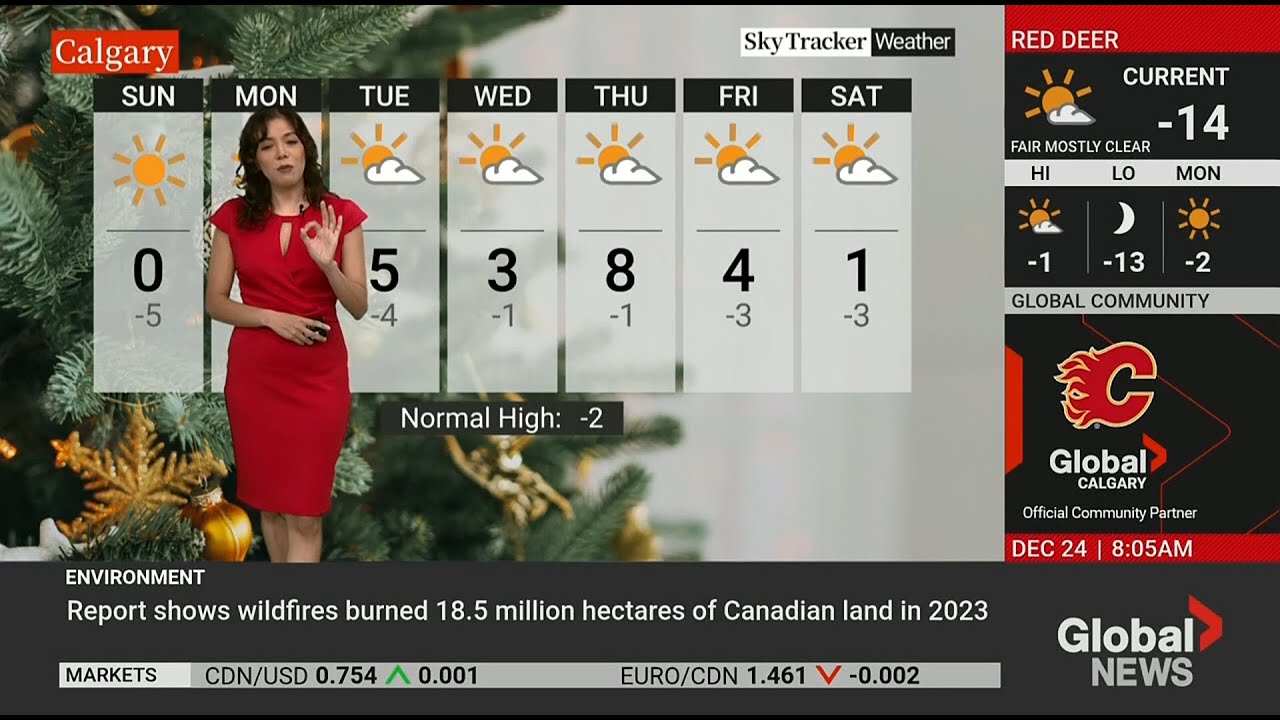 Gaby Rios - Global Calgary - Sunday, December 24, 2023. #weather #humor ...