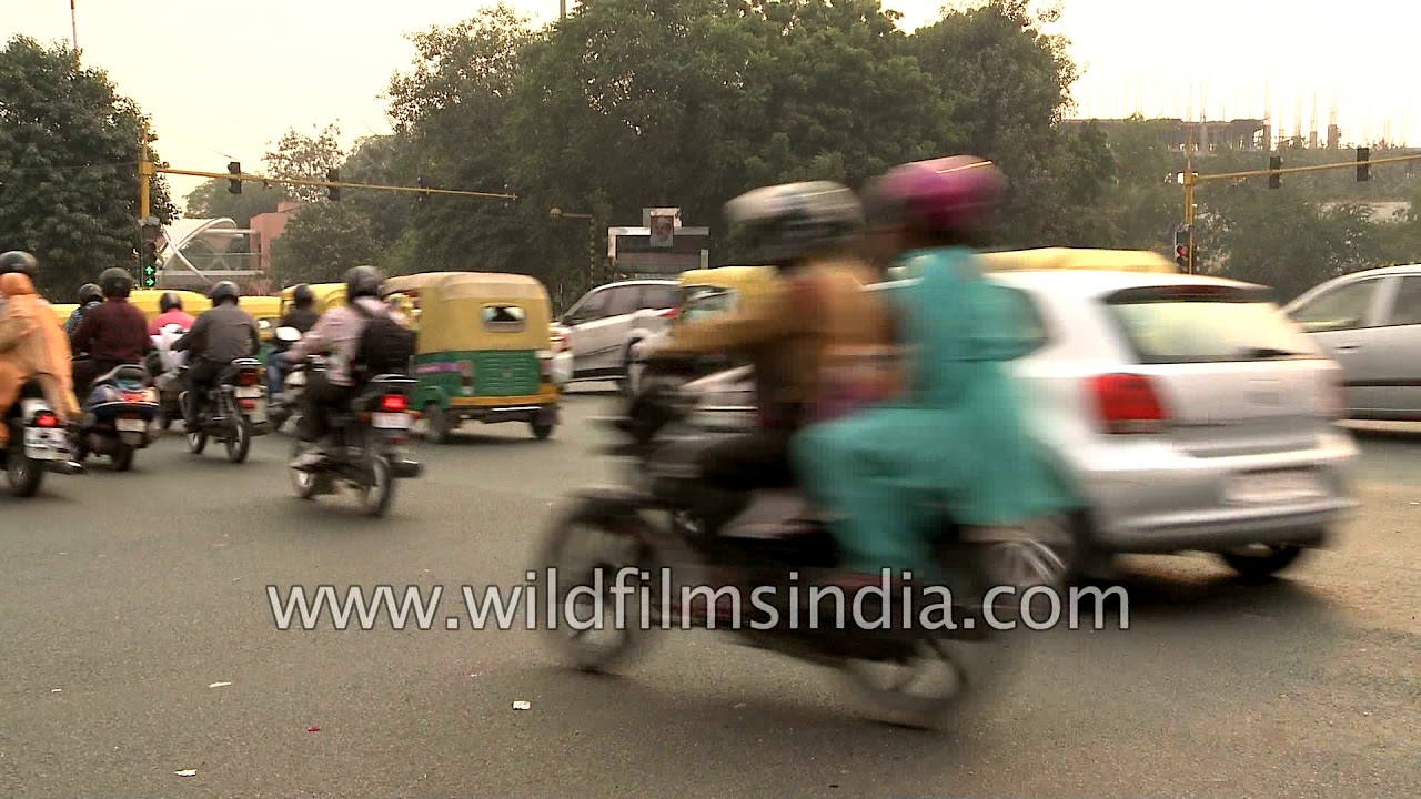 One of the busiest traffic intersections in New Delhi, ITO intersection ...