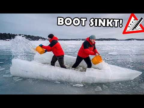 Schaffen wir es unser Eisboot zu retten?