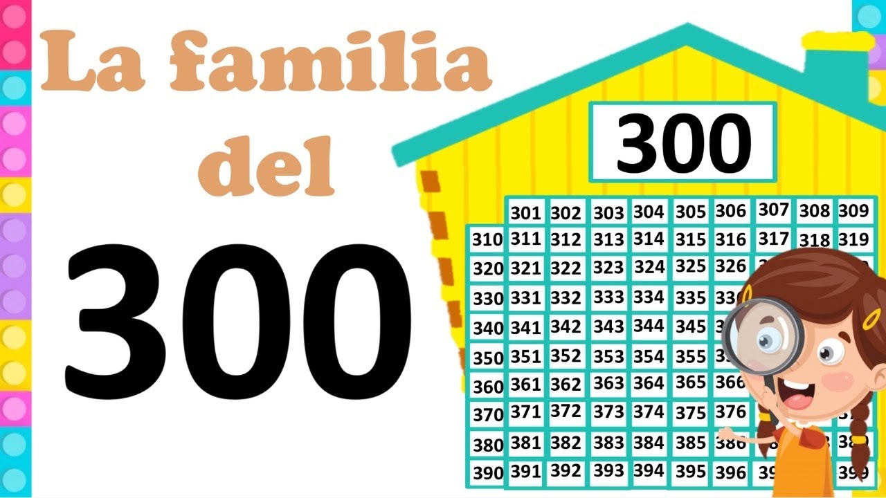 La Familia Del 300 Aprende Los N meros YouTube