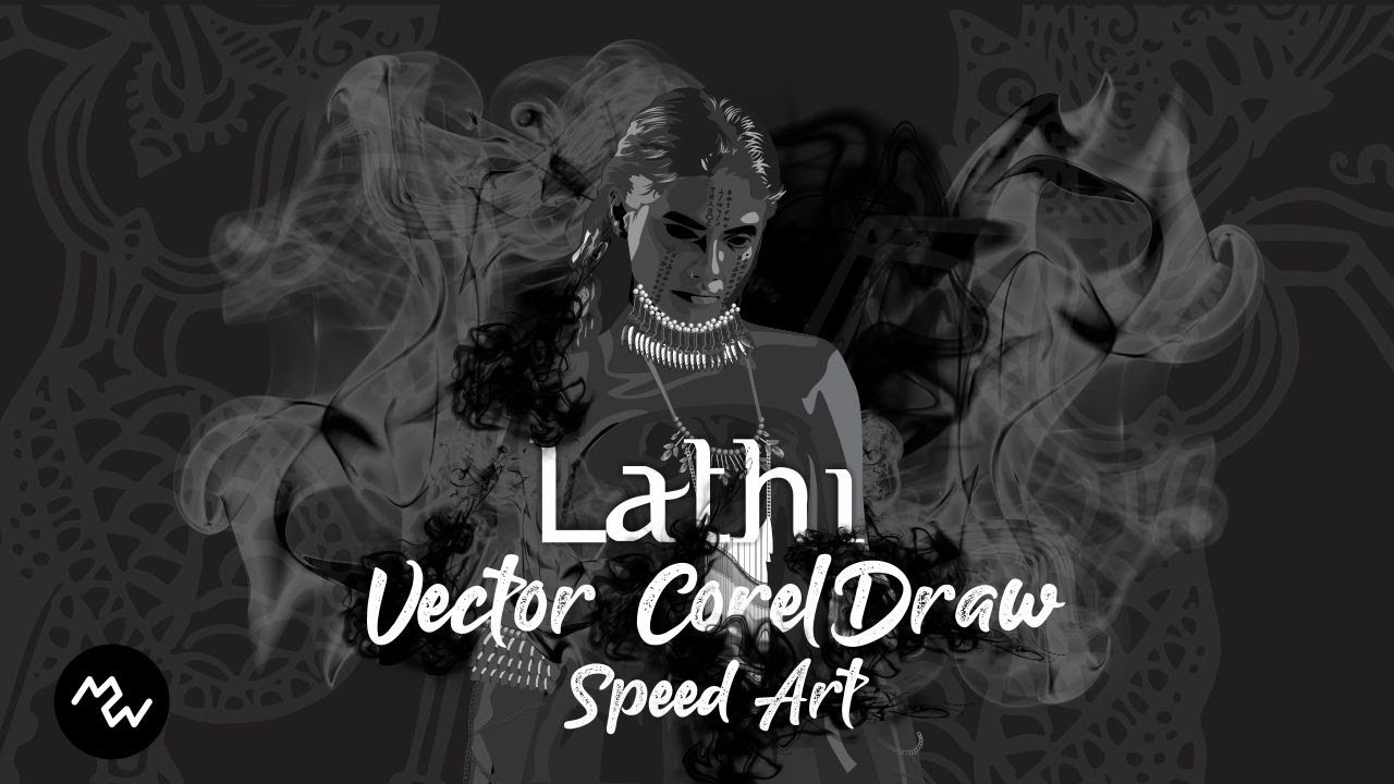 Lathi Vector (Speed Art) | Coreldraw - YouTube
