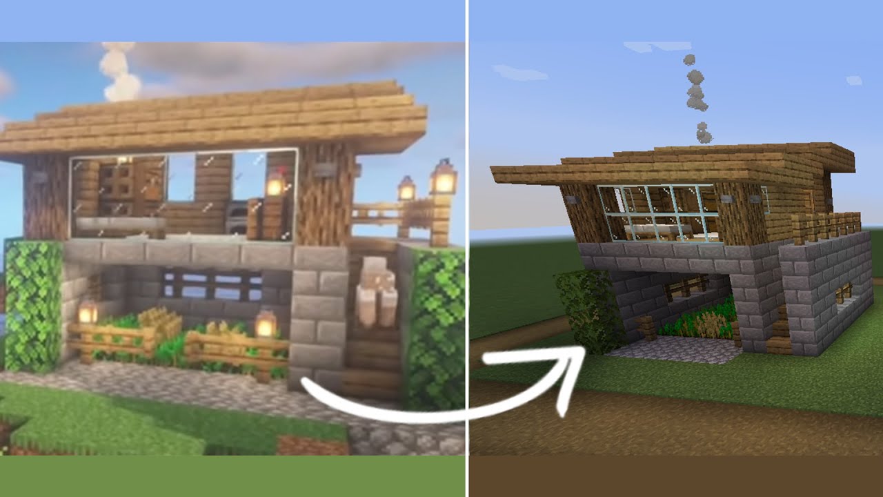 Ich baue Luca´s Minecraft Haus nach || Mache es nach in Minecraft #2 ...