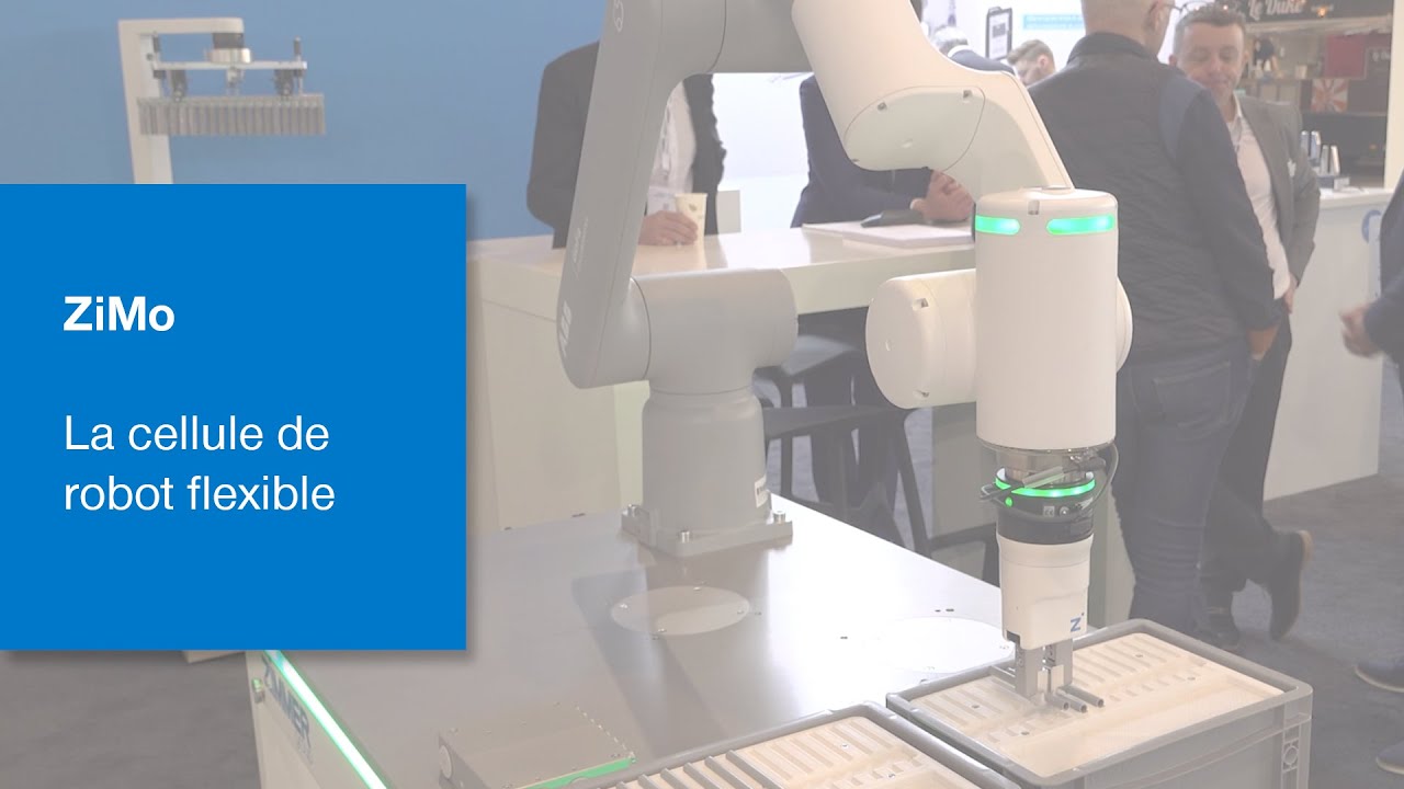 ZiMo - la cellule de robot flexible á Global Industrie Lyon - YouTube