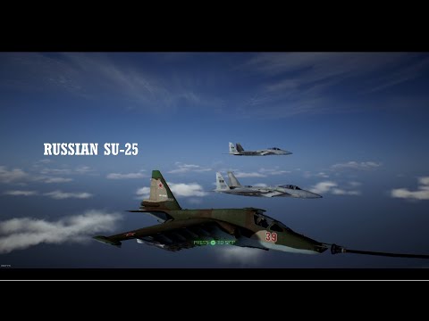 SU-25 Frogfoot with full rocket launcher loadout - YouTube
