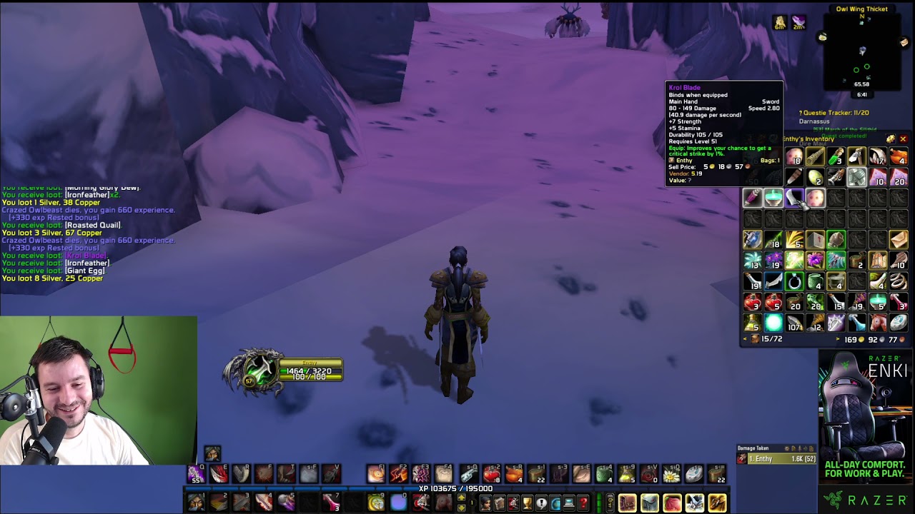 When Krol Blade drops on a 1-Life Character - YouTube