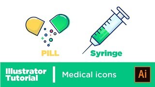Design Process : Design Medical Icons in Illustrator cc 2017