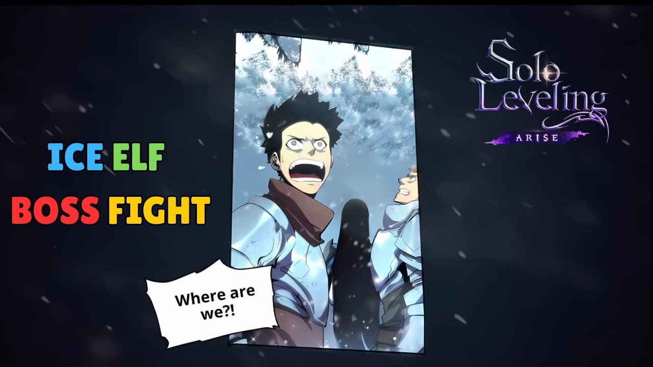 Epic Ice Elf Boss Fight | Solo Leveling: Arise – Gameplay! - YouTube